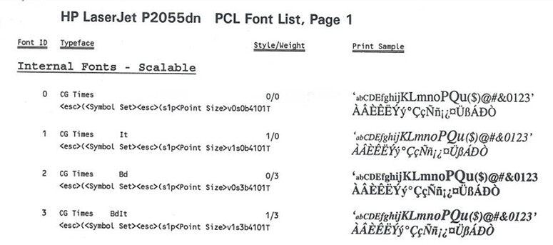 Setup Printer Font ID on pcl.xml File for Repertoire 8.8.0 - Repertoire Server - Elixir Support ...