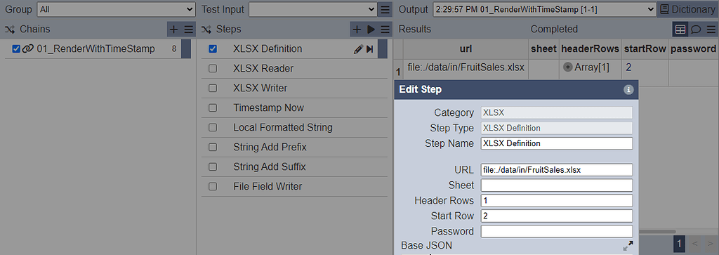 ETL to Write Data to a File with Timestamp in file name - Ambience 2020+ ETL Cookbook - Elixir ...