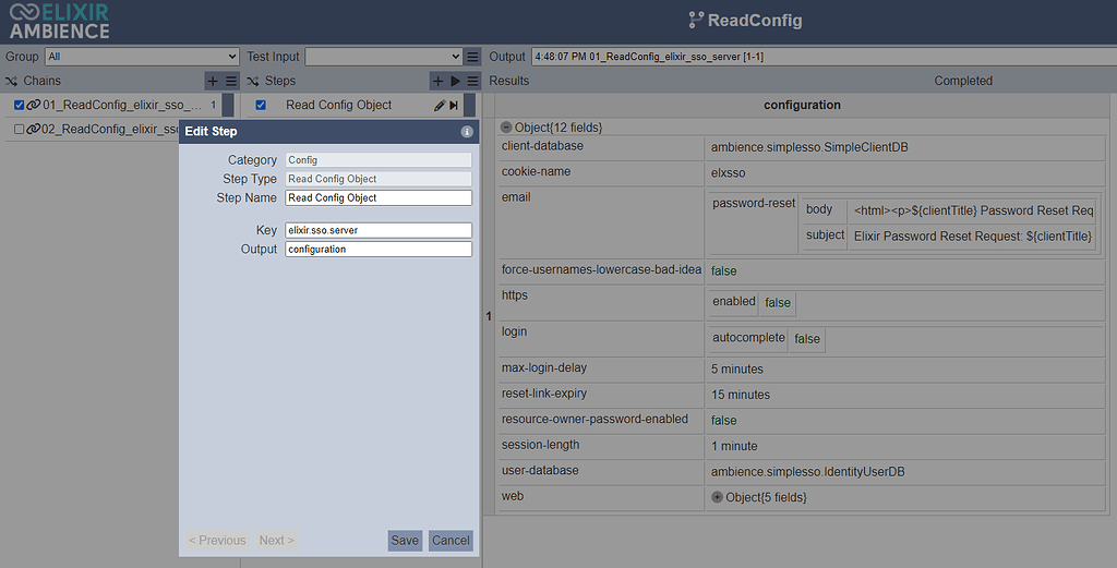 Etl Steps To Read Configuration Details Ambience 2020 Etl Cookbook Elixir Support Forum 4021